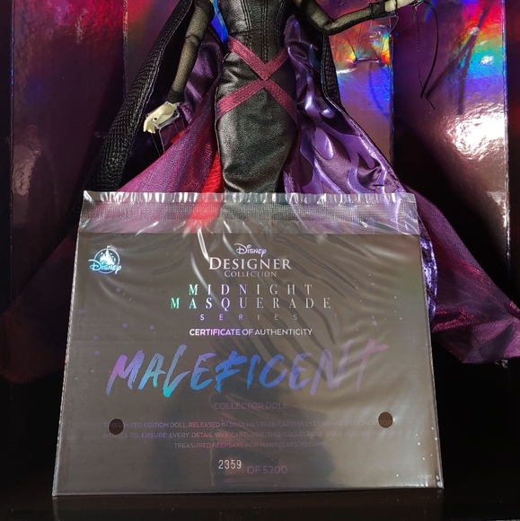 Disney | Other | Nib Disney Midnight Masquerade Villains Maleficent ...